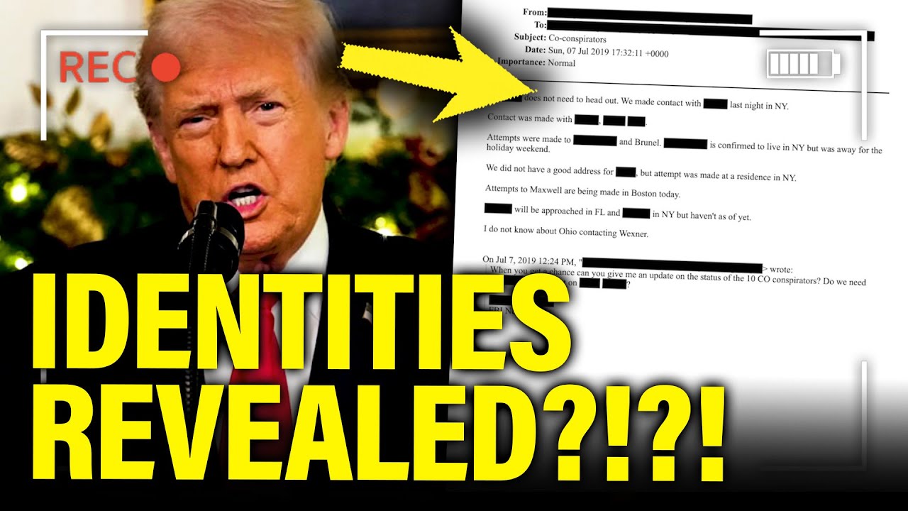 🚨IDENTITY of SECRET CO-CONSPIRATOR in The Files BLOWN WIDE OPEN ...